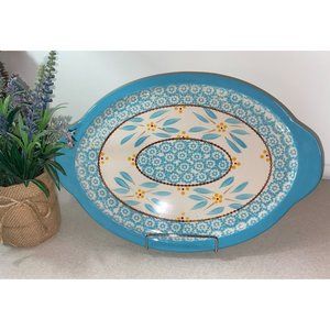 Temptations | Dining | Temptations Ceramic Old World Oval Serving Tray ...